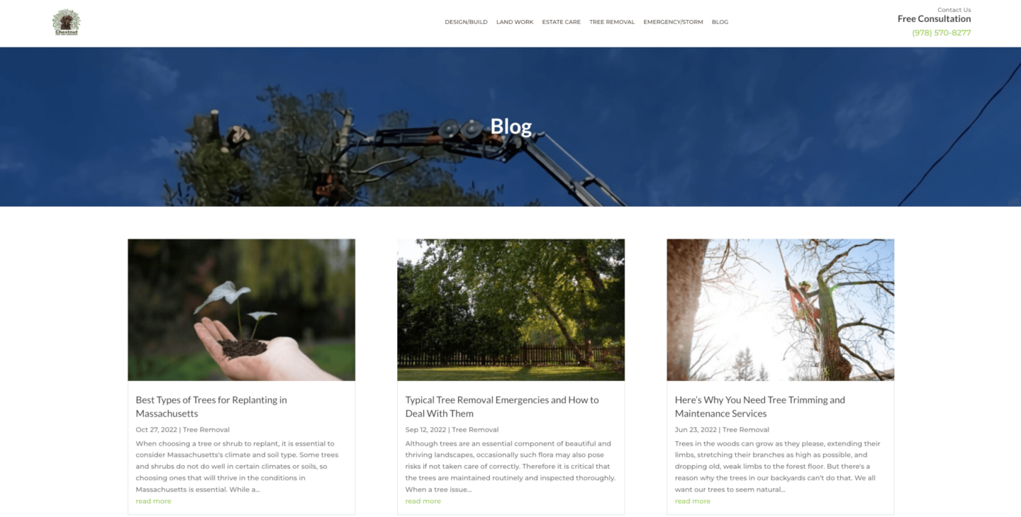 14 Tree Service Website Design Examples and Ideas