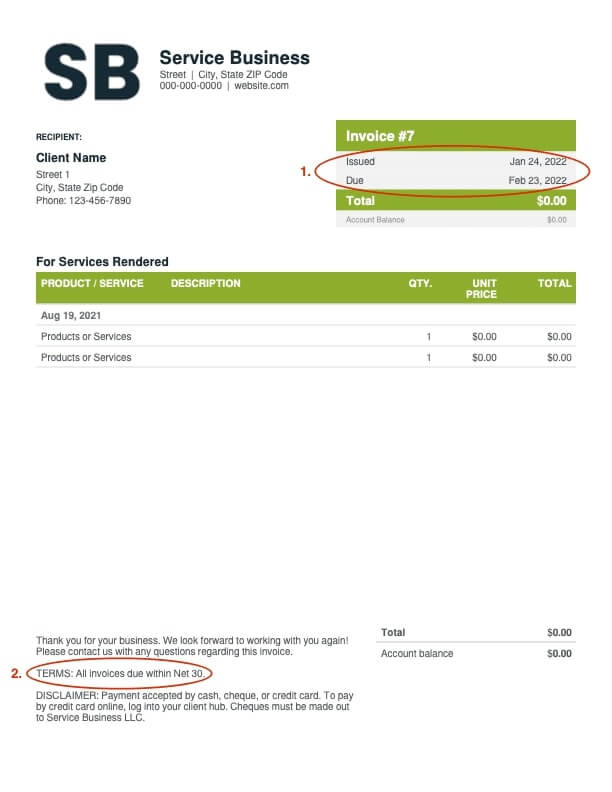 What Does Net 30 Mean On Invoices Definition And Examples