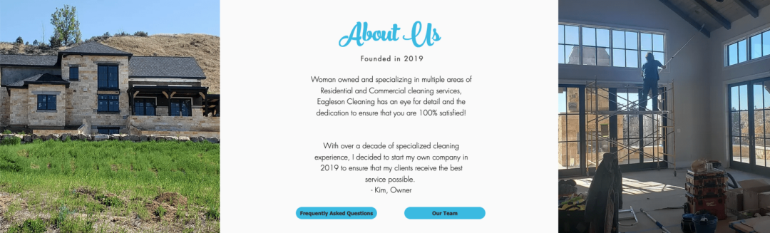 The 28 Best Cleaning Websites: Examples + Tips - Jobber