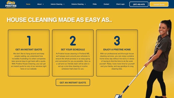 22+ Cleaning Website Examples You Should Be Following