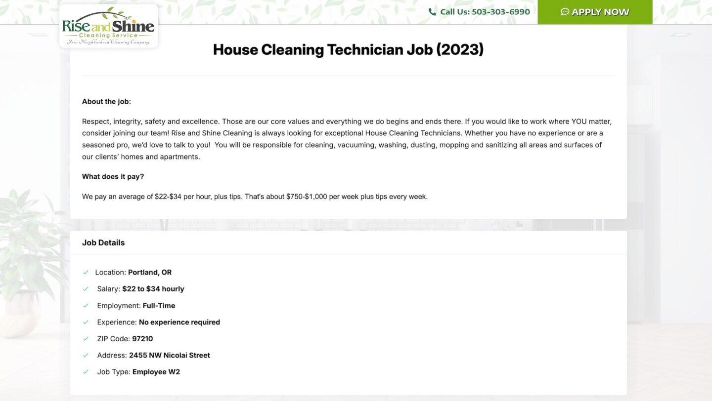 20 Cleaning Website Examples You'll Want to Copy - Jobber