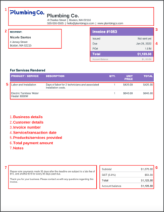 Free Plumbing Invoice Template - Edit & Download - Jobber