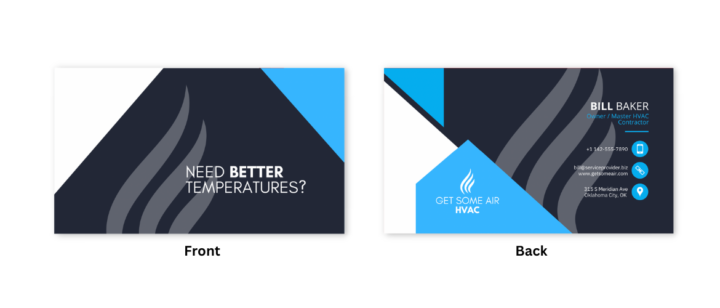 12 HVAC Business Card Ideas to Attract Customers