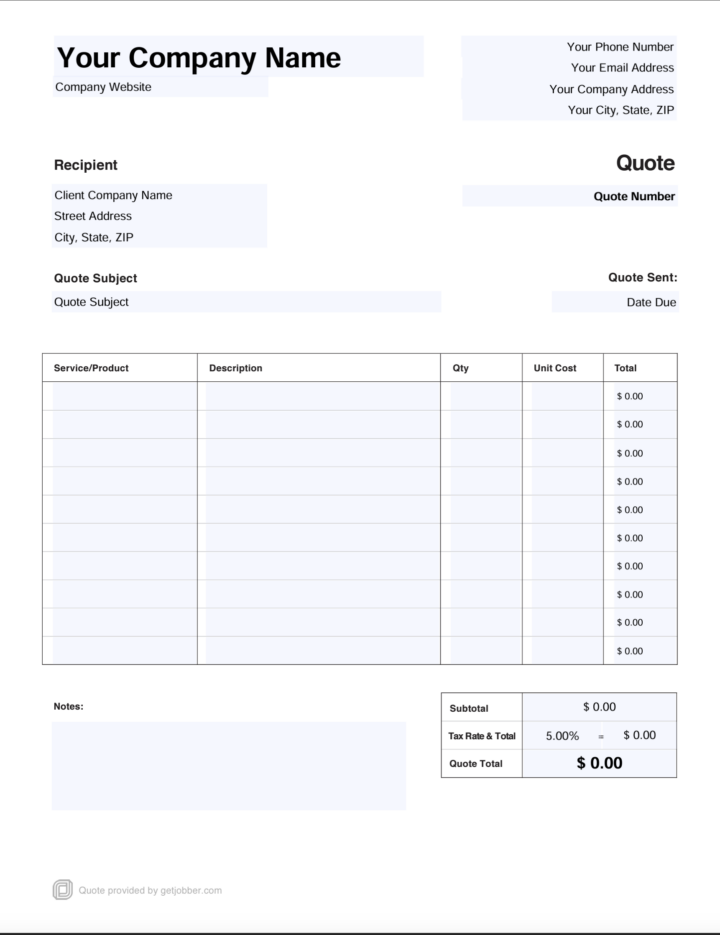 How to Write a Quote for a Job: A Guide for Service Pros