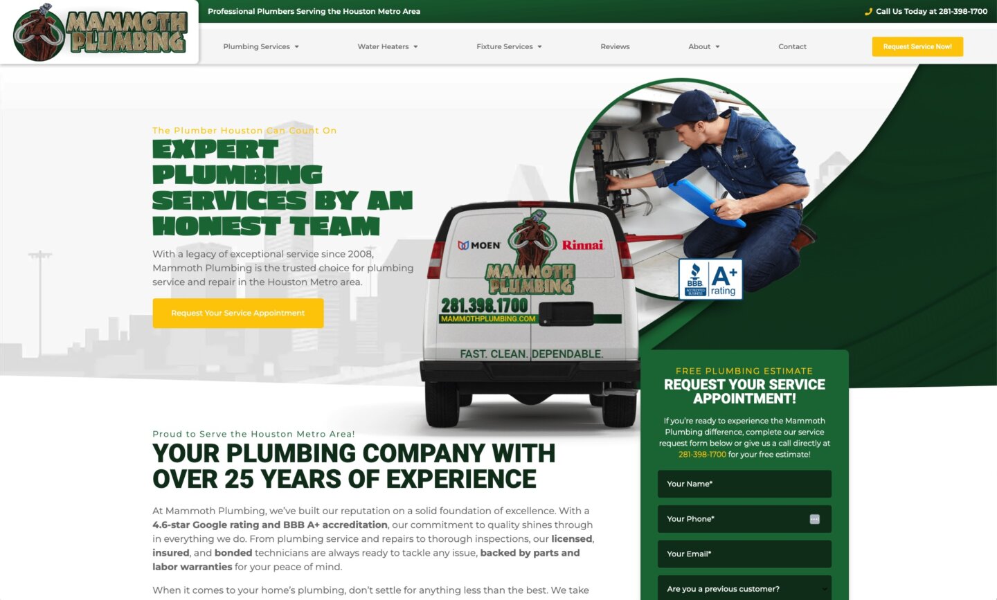 12 Best Plumbing Websites: Design Tips and More
