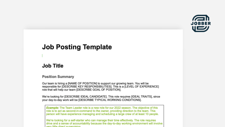How to Write a Job Posting [Free Template] - Jobber