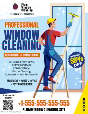 Step Up Your Advertising With Window Cleaning Flyers