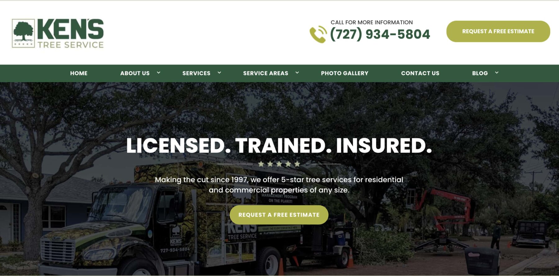 14 Tree Service Website Design Examples and Ideas