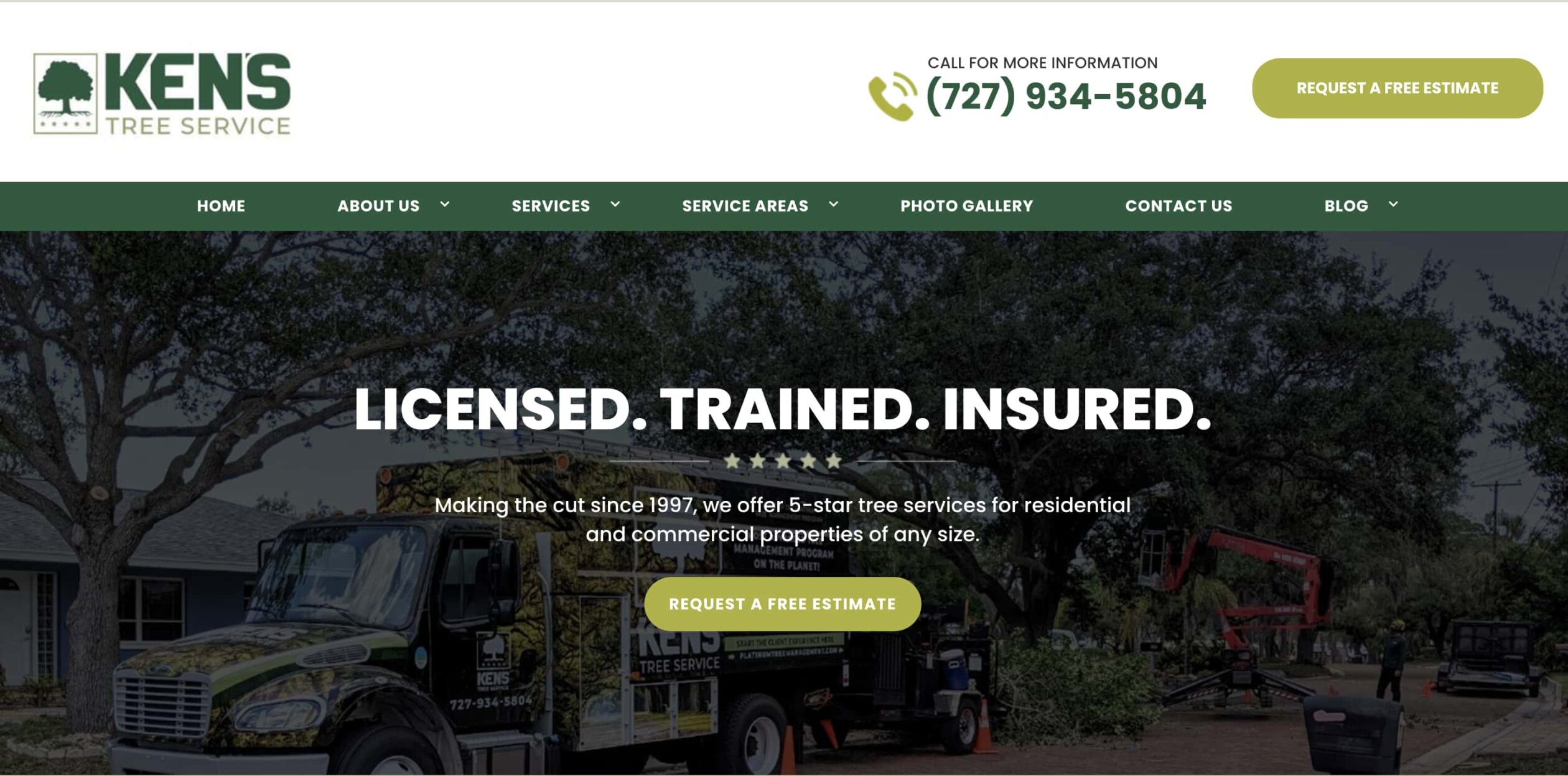 14 Tree Service Website Design Examples and Ideas